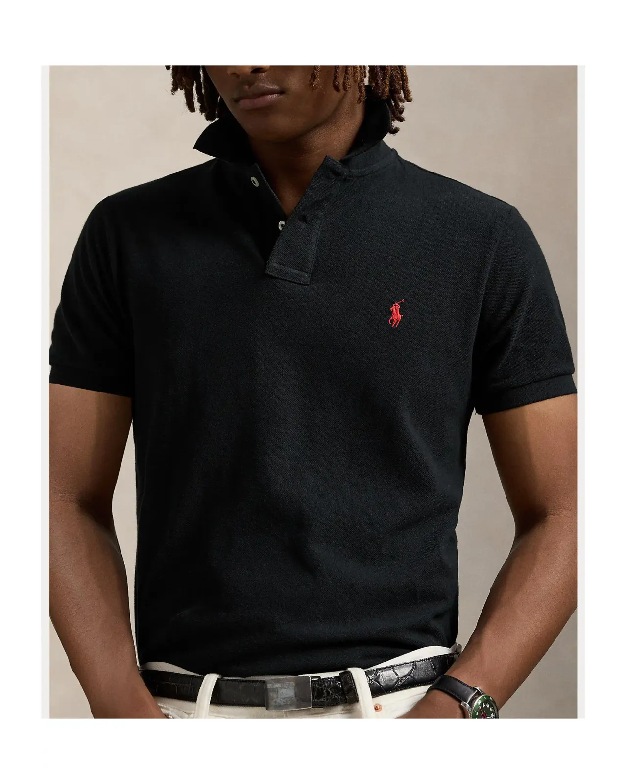 Iconic Mesh Polo Shirt | Matsuya Ginza