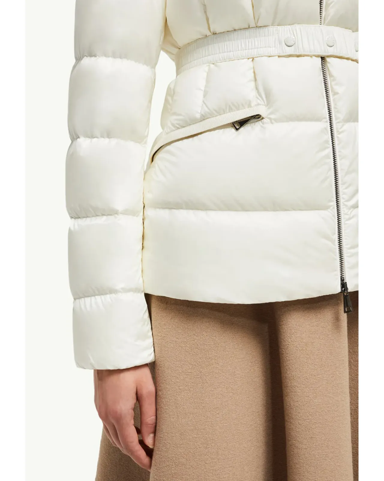 Boed Hooded Shearling‑Trim Short Down Jacket | Matsuya Ginza