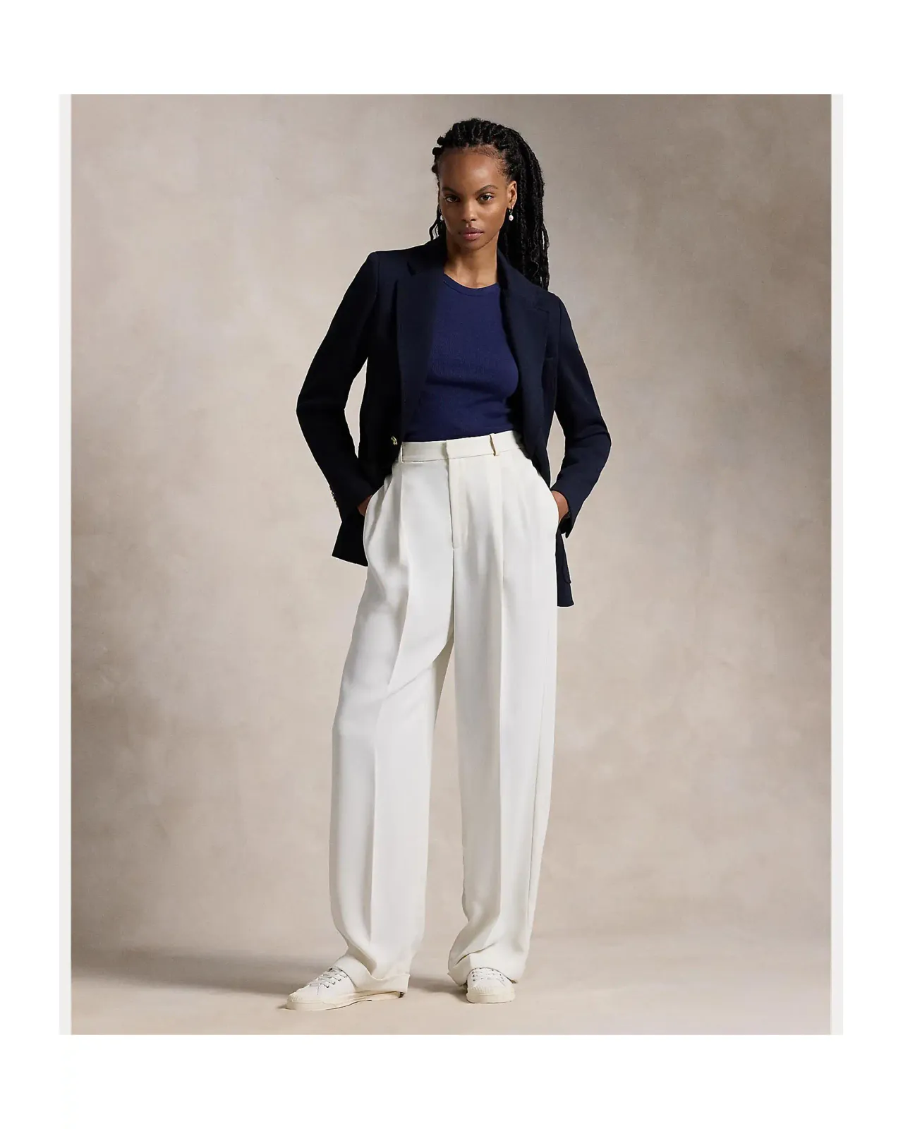 Logo Crest Knit Blazer | Matsuya Ginza