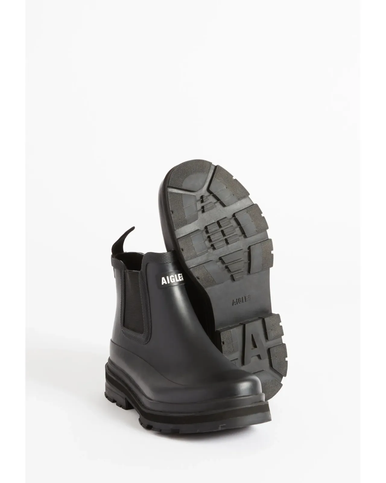 Platform Waterproof Soft Rain 2 Rubber Boots / Chelsea Boots | Matsuya ...