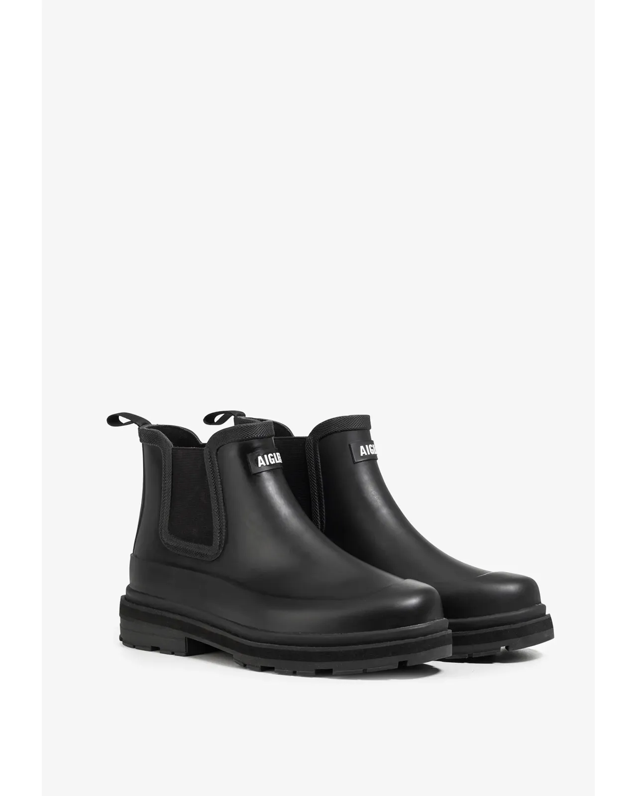 Platform Waterproof Soft Rain 2 Rubber Boots / Chelsea Boots | Matsuya ...