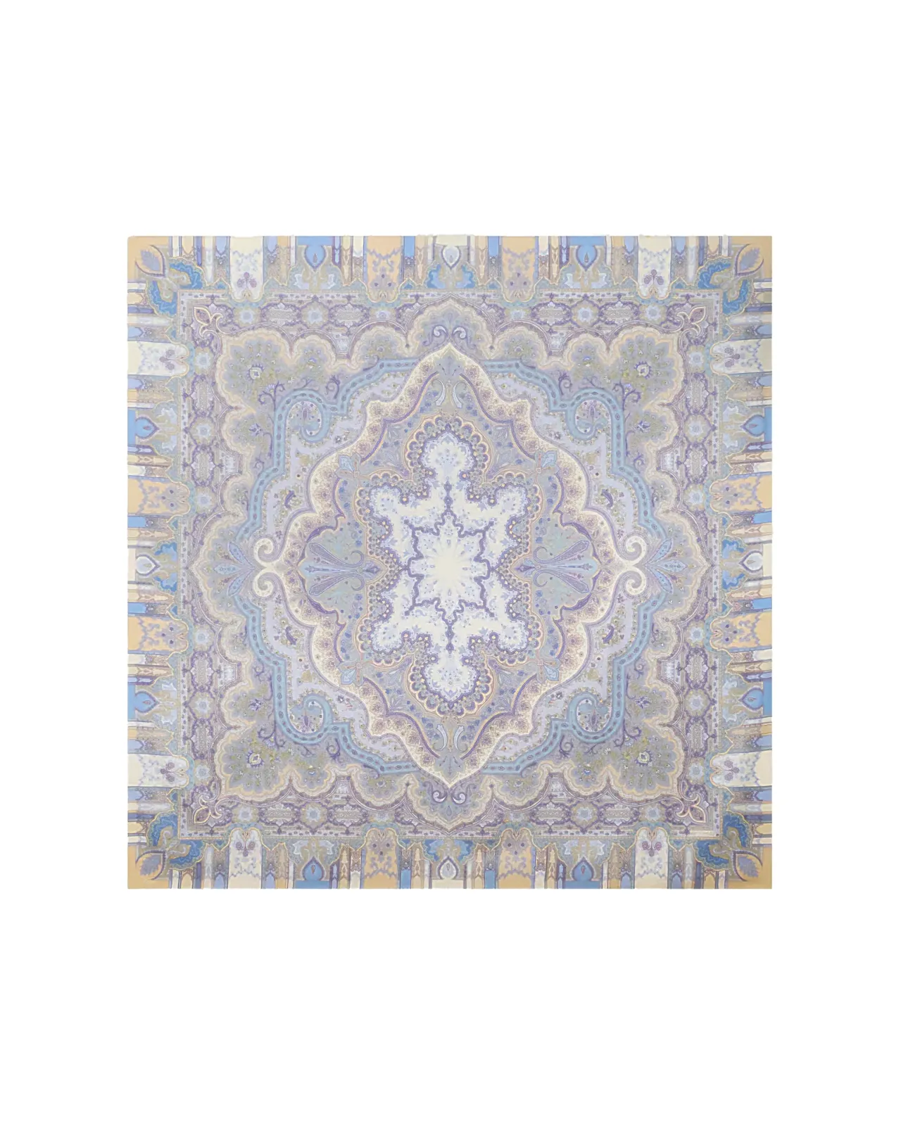 Engineered Print Wool＆Silk Shawl | Matsuya Ginza