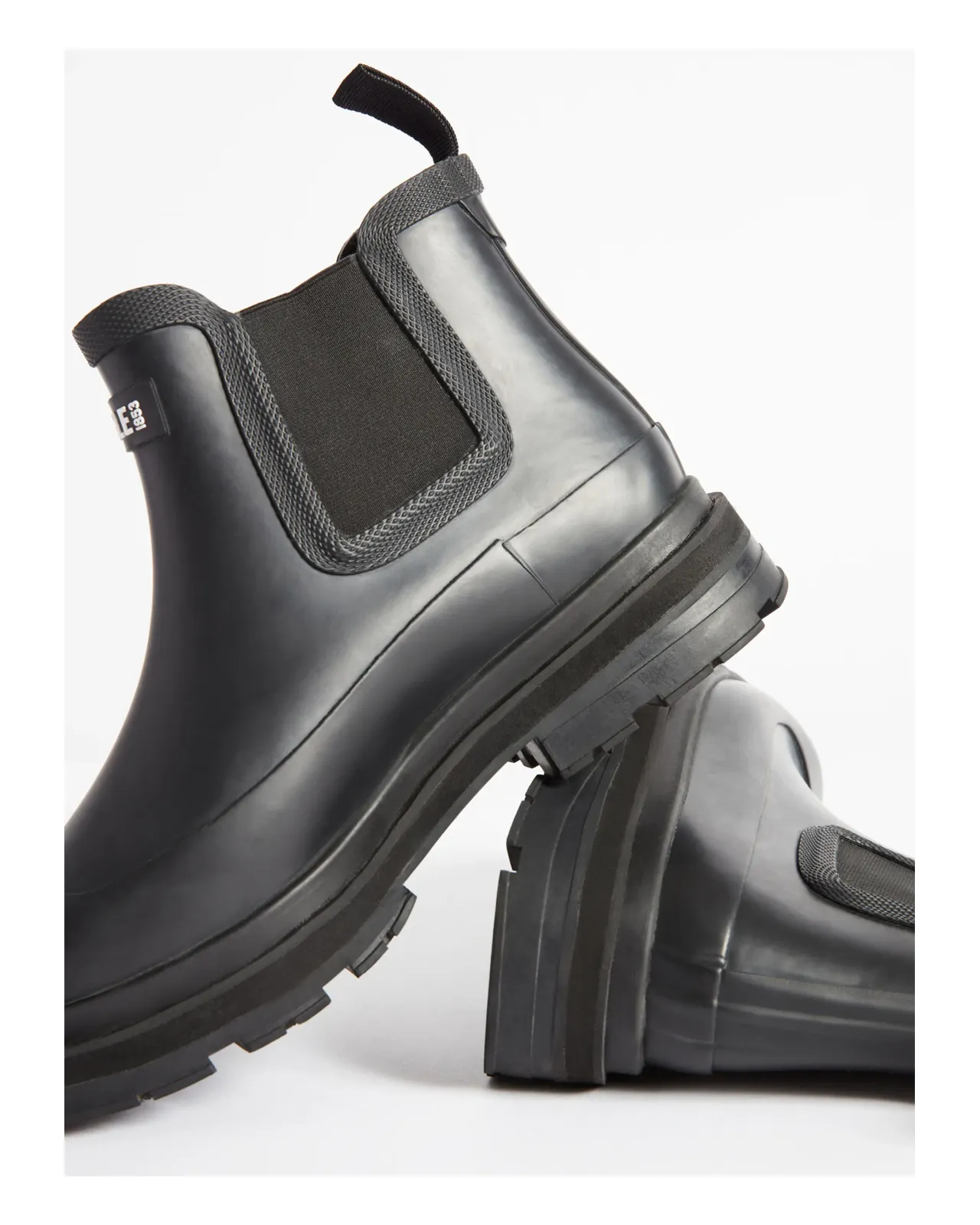 Platform Waterproof Soft Rain 2 Rubber Boots / Chelsea Boots | Matsuya ...